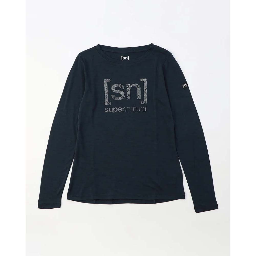アラベスクロングスリーブ / BLUEBERRY/FEATHER GREY W ARABESQUE LS SNWP04044 Tシャツ ...