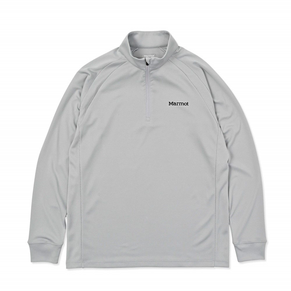 クライムスキンハーフジップロングスリーブ / シルバー Climb Skin Half-Zip L/S MTFW25MLS079-C024 シャツ メンズ [25FW]｜マーモット ...