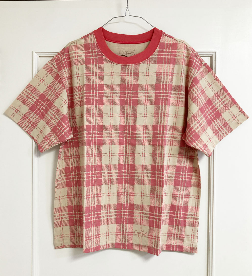 半袖Tシャツ / タータンピンク T-hirt cymbalprint009 Tシャツ ユニセックス ｜シンバルプリント / cymbal printの通販 | GsMALL
