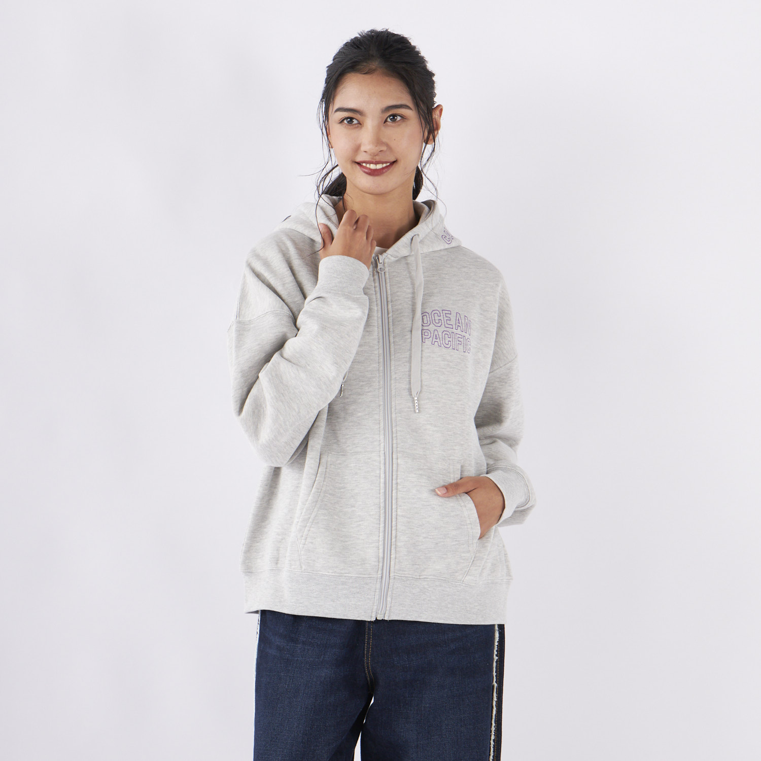 スウェットパーカー / グレーヘザー 552015-GRH トップスレディース ｜オーシャンパシフィック / OCEAN PACIFICの通販 | GsMALL