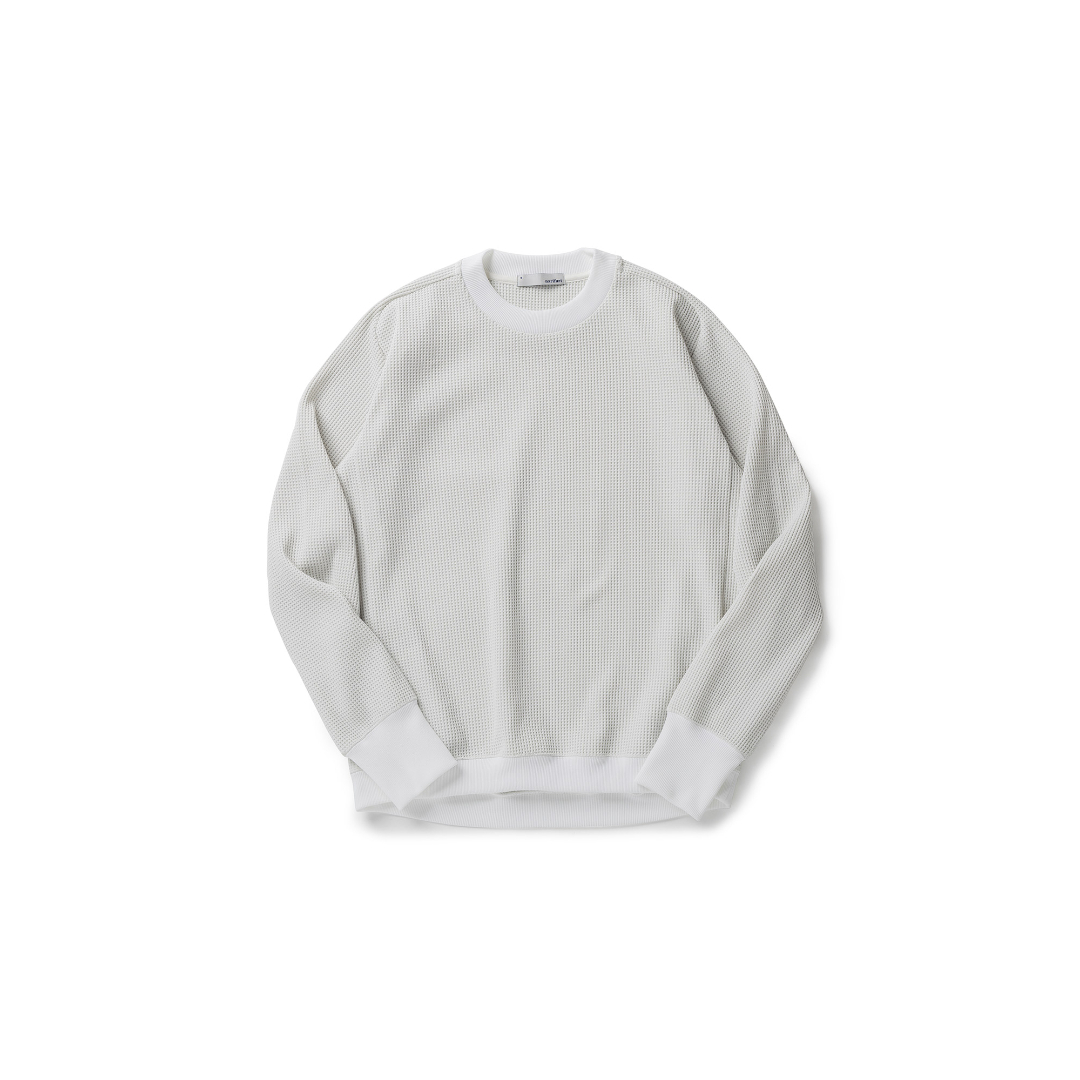 マルチテックワッフルクルーネックスウェット / OATMEAL NF1173-024 トップス メンズ 【25SS】｜ナリフリ / narifuriの通販 | GsMALL