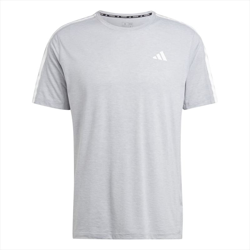 オウン ザ ラン スリーストライプス 半袖Tシャツ（メンズ） / IQ3836 ハローシルバー/ホワイト｜アディダス / adidasの通販 ...