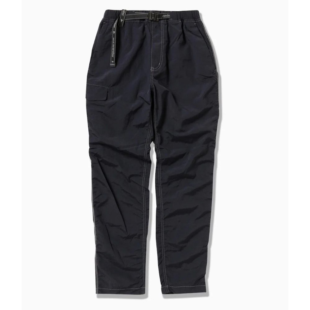Ny taffeta hiker pants（ユニセックス） / 5745152047 black [25SS]｜アンドワンダー / and ...